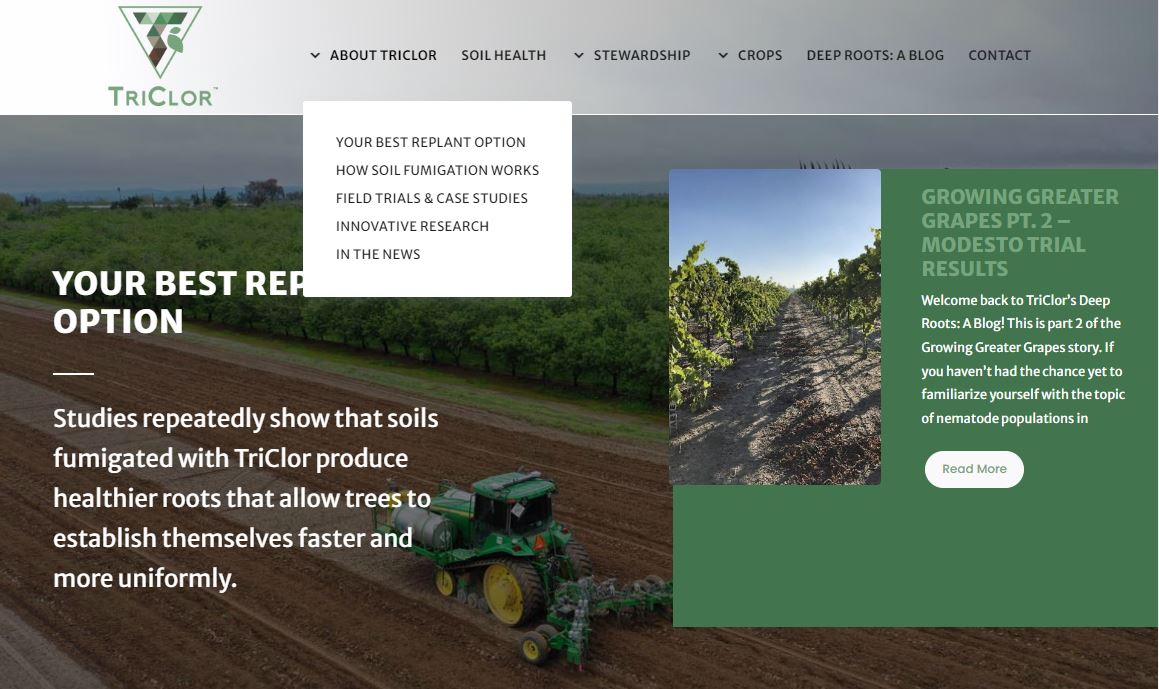 TriClor.com Launch – TriCal, Inc.